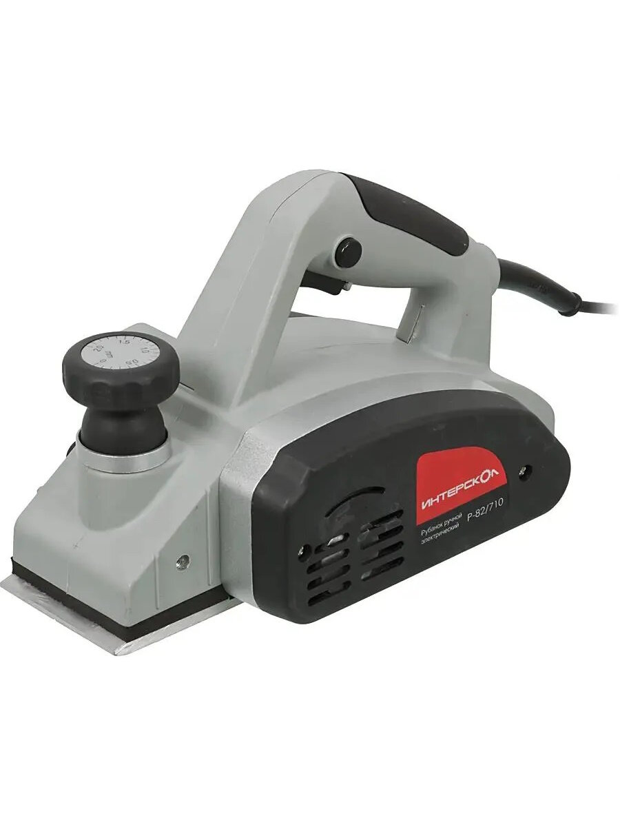 Рубанок Интерскол Р-82/710 сетевой, 710 Вт, 14000 об/мин, до 2мм