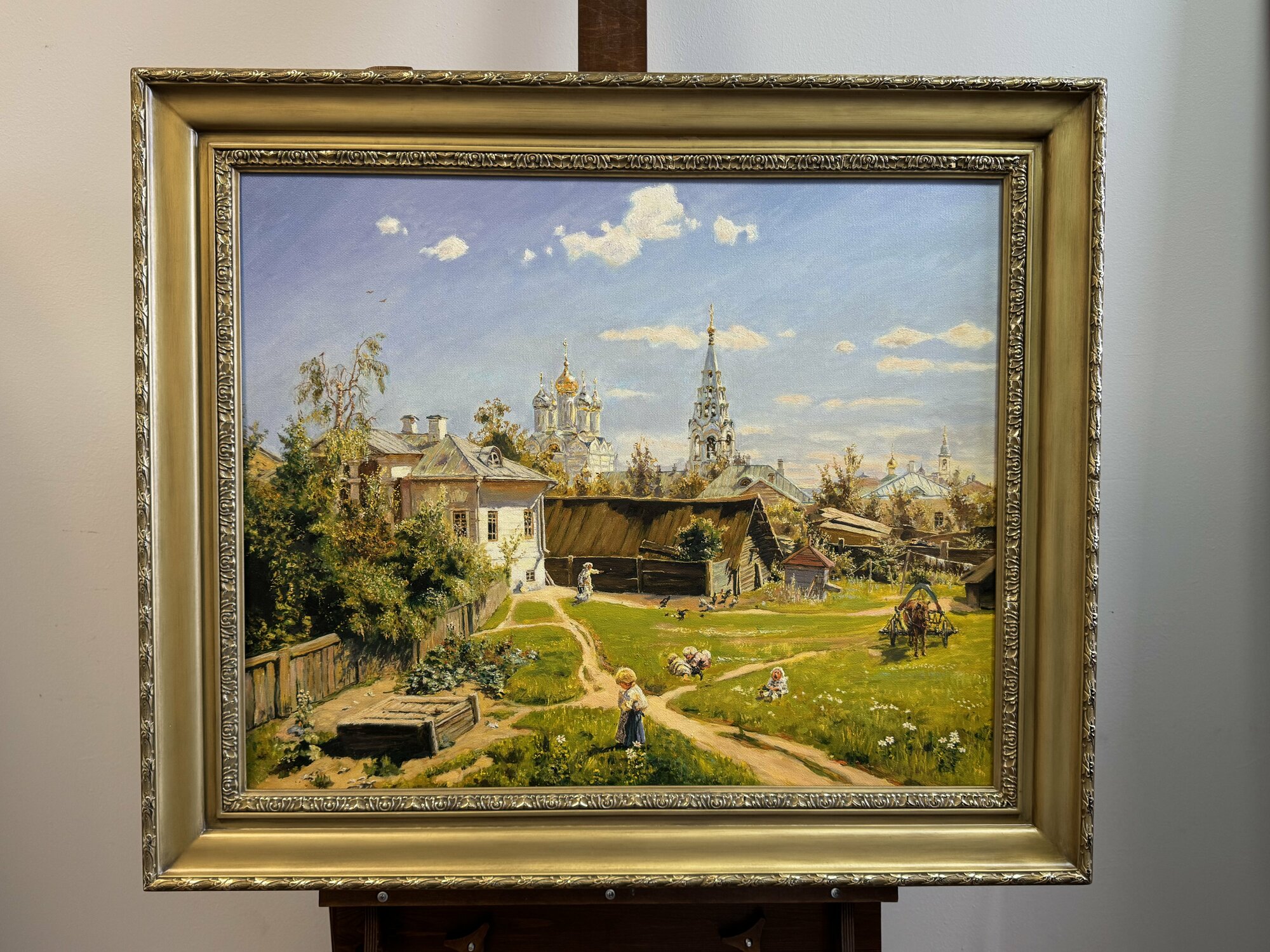 Василий Поленов "Московский дворик" 65х80 см