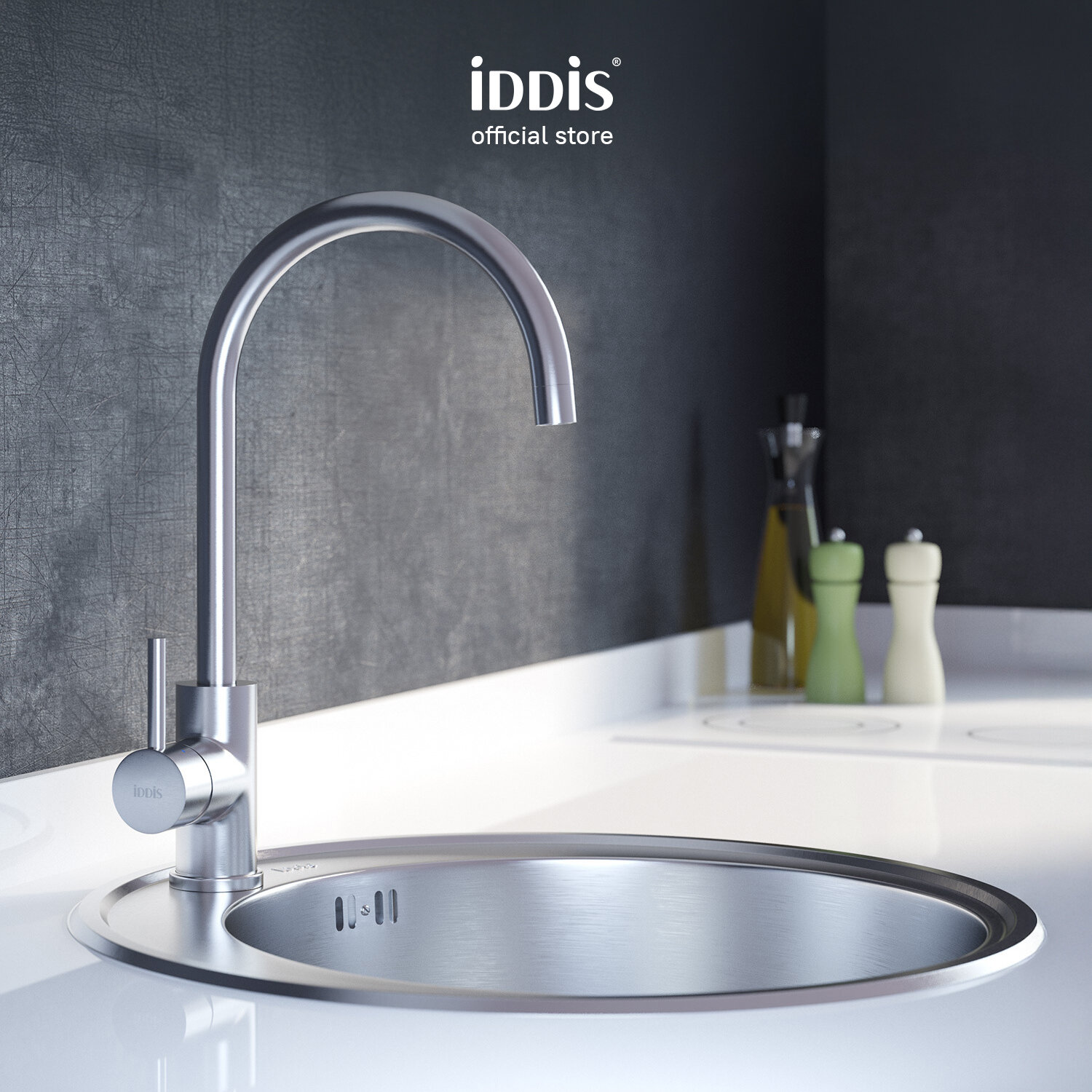 Смеситель для кухни IDDIS Китчен Лайн (Kitchen Line) K05STJ0i05 нержавеющая сталь