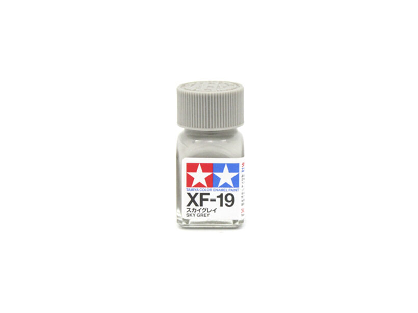 XF-19 Sky Grey flat, enamel paint 10 ml. (Небесный Серый матовый) Tamiya 80319