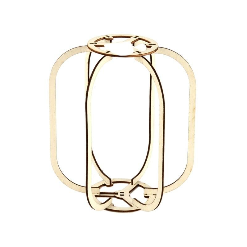 Винтажный деревянный фонарь, Длинный круглый фонарь