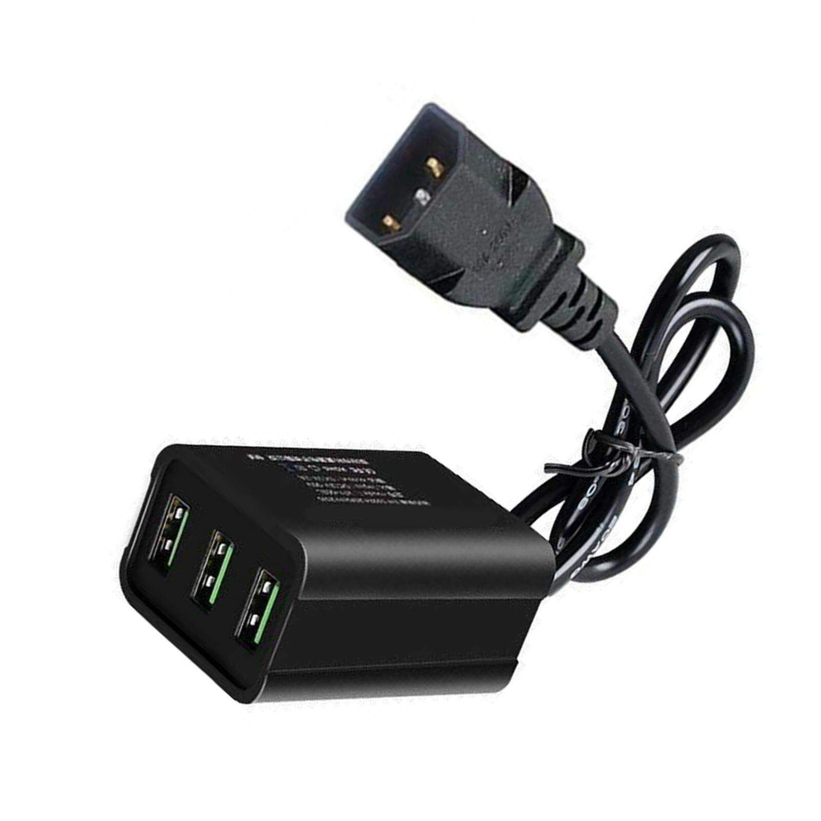 3-портовый USB-накопитель для электропитания с кабелем 11м 12В-90В