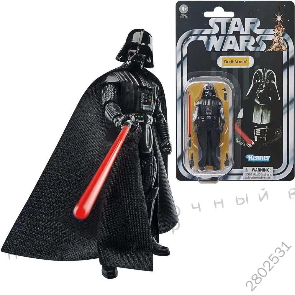 Фигурка Star Wars Darth Vader Action Figure коллекционная, Дарт Вейдер - Новая надежда R1V Z5A, 1 шт