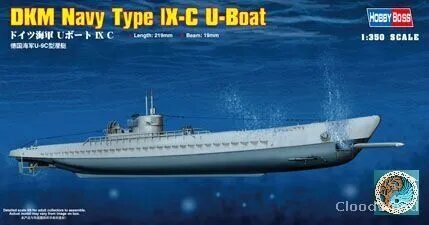 Hobbyboss 83508 1:350 Подводная лодка U-9C ВМС Германии Сборная модель судна