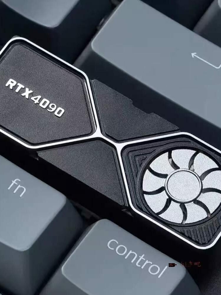 Набор клавишных накладок с темой видеокарты RTX 3080 для механической клавиатуры, настраиваемые и износостойкие для