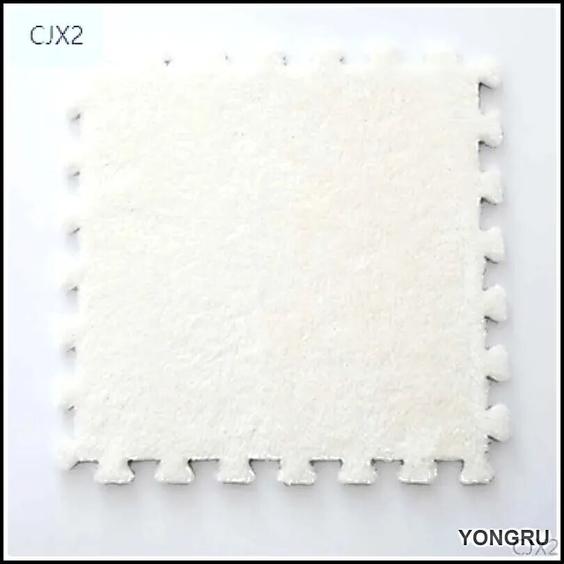 Коврики для сращивания флиса детский, коврик-пазл, пазлы с эффектом "теплого пола", 10 пазлов 94Х94 см. развивающий, для ползания, водонепроницаемый, складной, на пол-CJX2