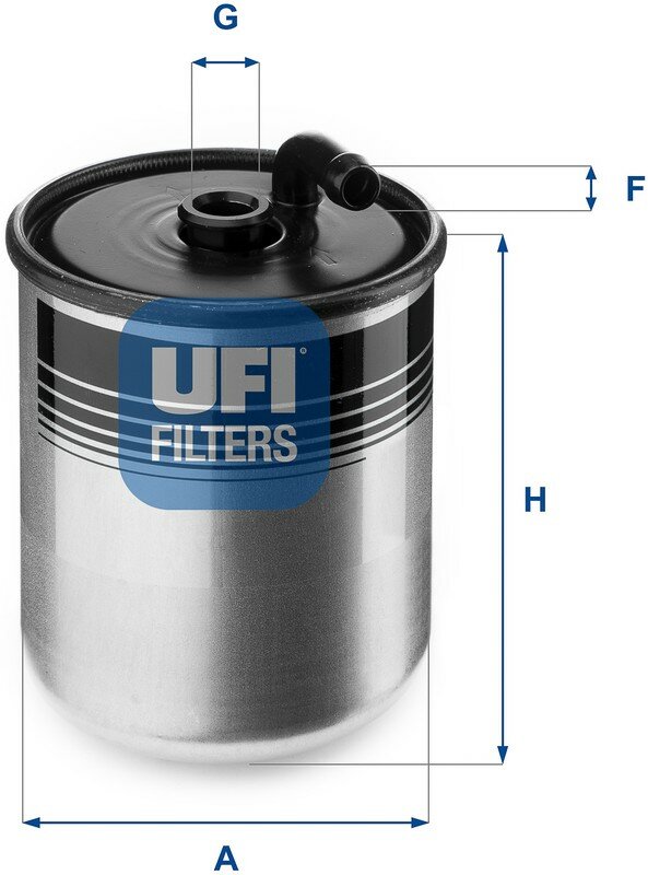 Фильтр топливный UFI 24.429.00 Mercedes W203 C200Cdi, C220Cdi, C270Cdi W463 G270Cdi 10.01->, W163 Ml270Cdi 12.99->