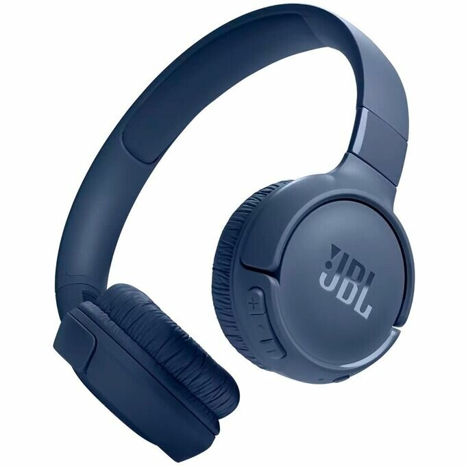 Наушники bluetooth JBL T520BT (синий), 157 г. [1, 2, 3, 4, 5, 6], Синий (Blue), Накладные, складные, Bluetooth 5.3.
