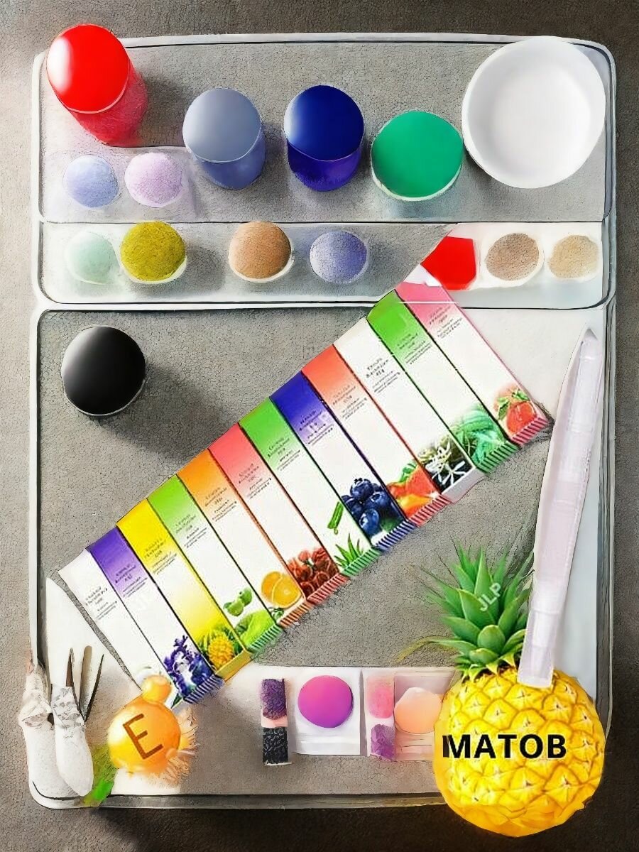 Набор масло для кутикулы и ухода за ногтевой платиной Oil, 12 штук