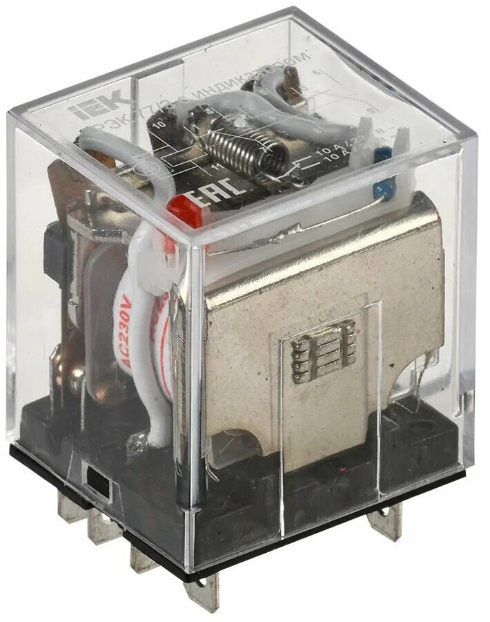 Реле промежуточное IEK РЭК 77/3(LY3) с индикацией 10А 230В АC