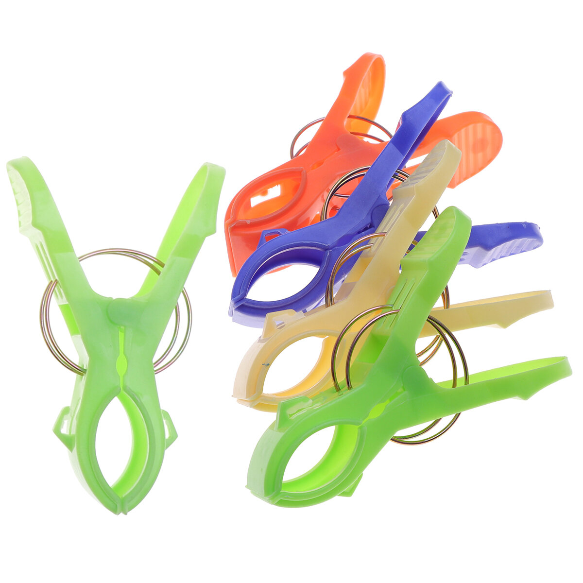 5 Штук Зажимов Для Одежды, Легкие И Прочные, Из Пластика