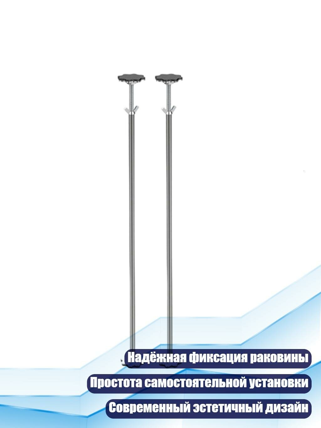 Глобальный кронштейн для встраиваемой мойки, Одиночная колонна от 36 до