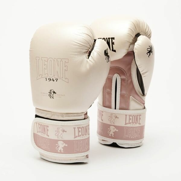 Боксерские перчатки тренировочные Leone 1947 Iconic GN312 - Pink (10 oz)