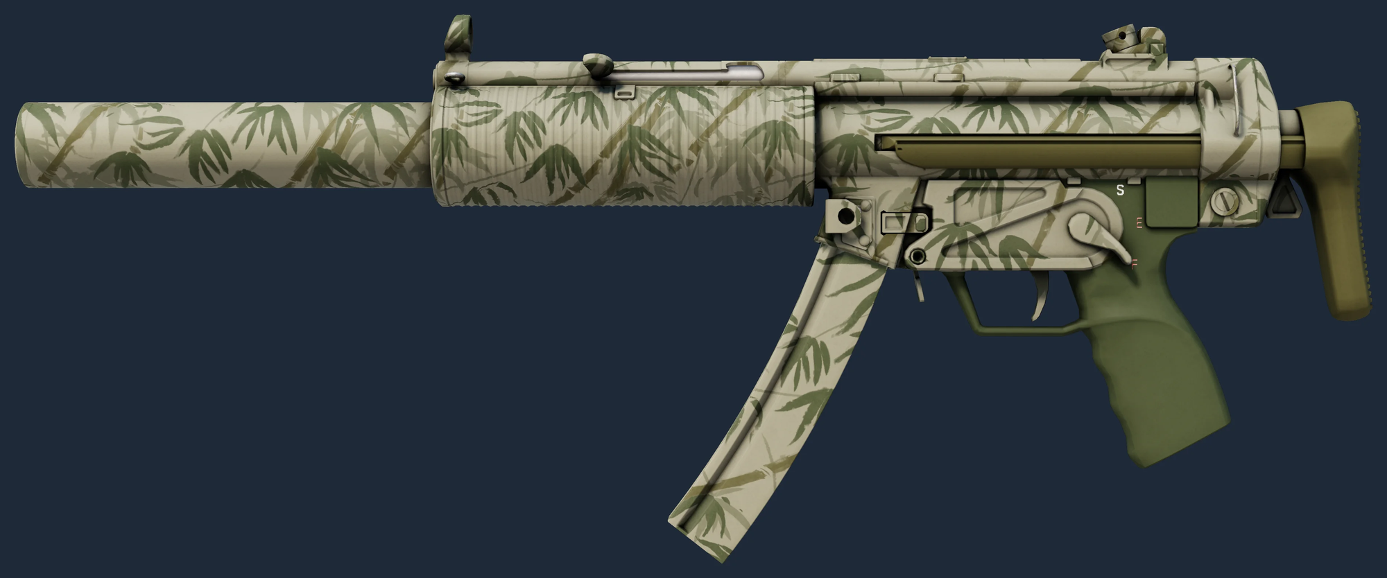 MP5-SD | Бамбуковый сад (Прямо с завода) Скины CS2 с быстрой автовыдачей steam trade