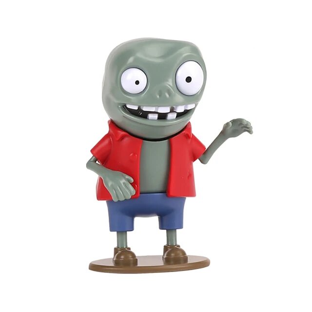 Фигурка зомби из мультфильма «Plant vs. Zombies» с препятствиями, пиратским зомби, горохострелом, из твердого пластика, модель, игрушка-стрелялка, подарок для детей.