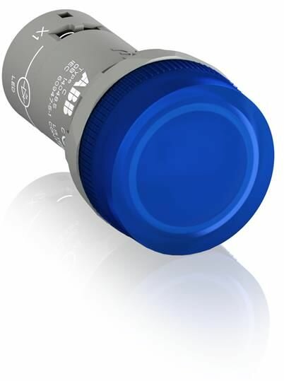 Лампа CL2-502L синяя со встроенным светодиодом 24ВAC/DC SFA619403R5024