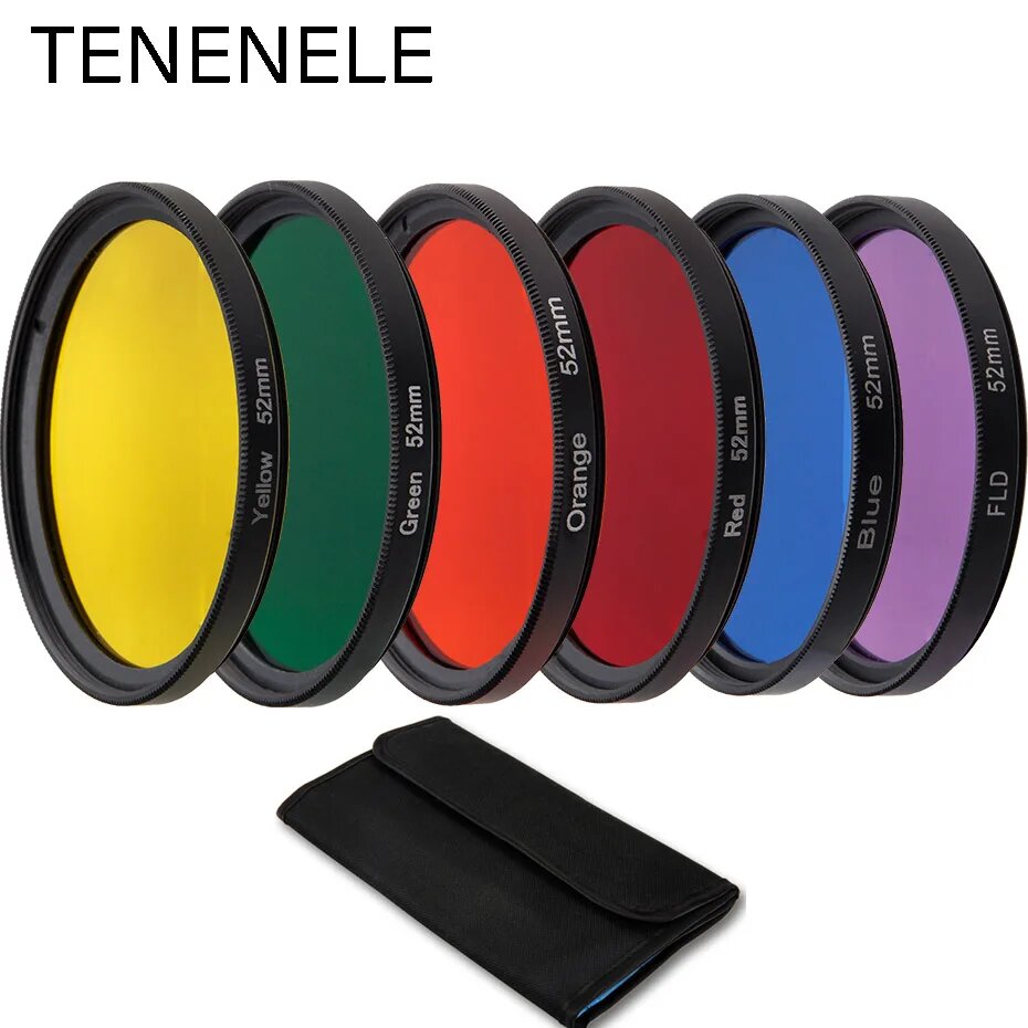 Цветные фильтры TENENELE 67mm для Canon Sony Nikon