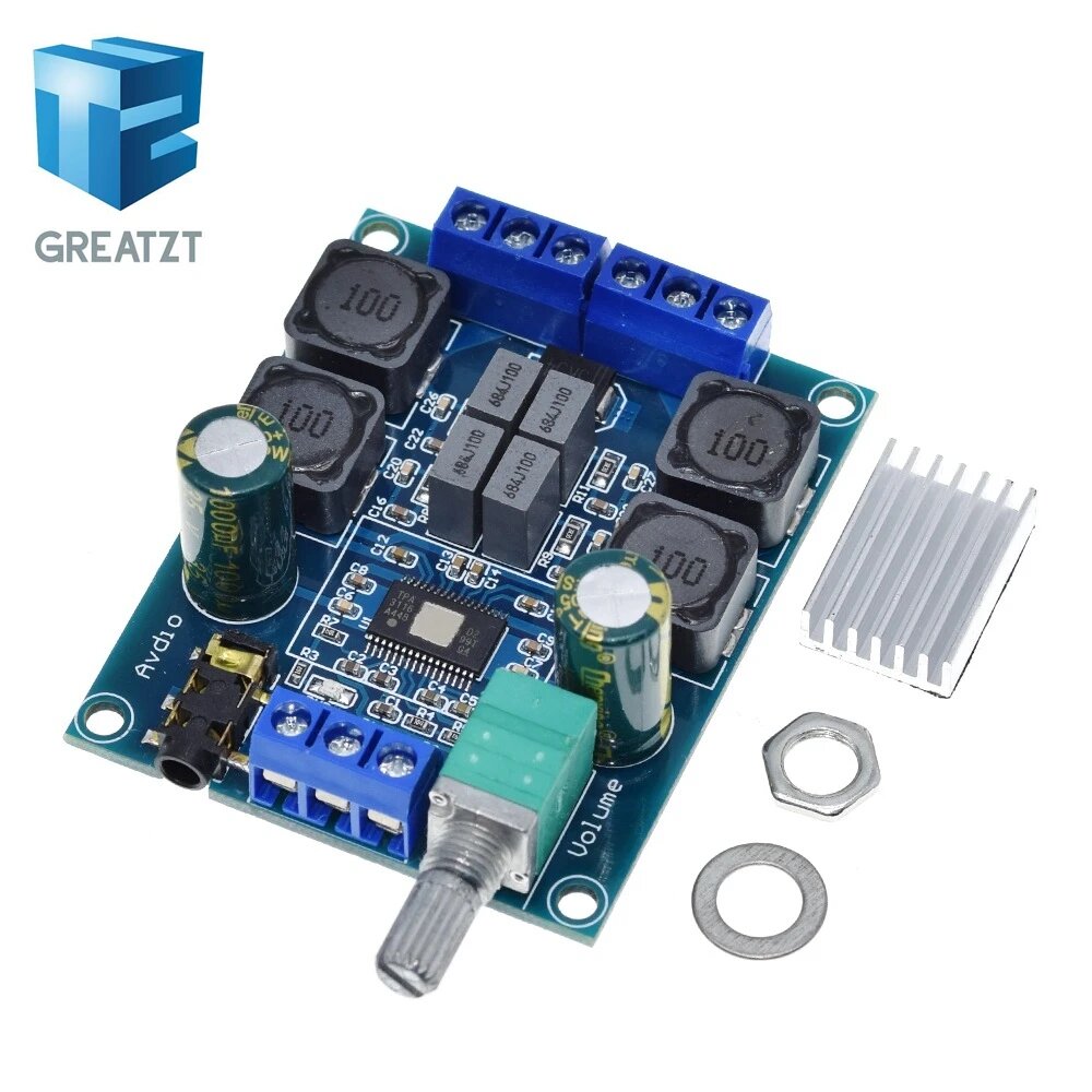 GREATZT TPA3116 Цифровой аудиоусилитель, 4PCS