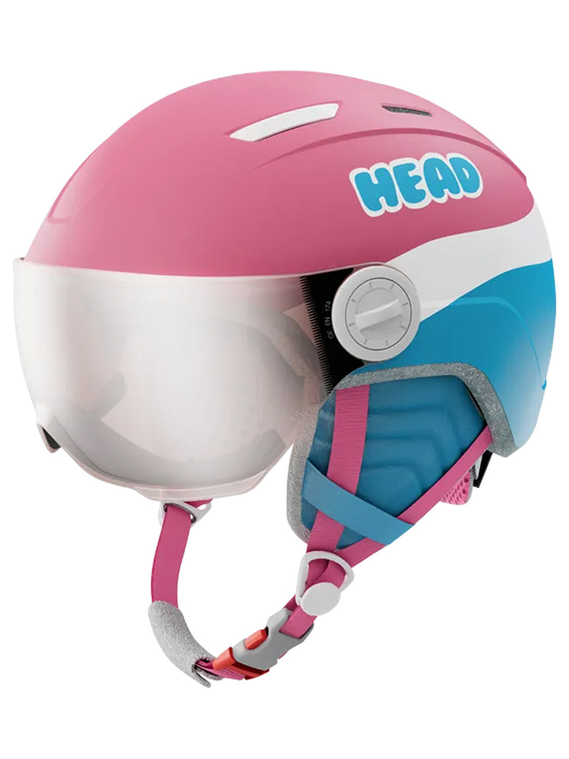 Горнолыжный шлем с визором Head Maja Visor Pink/blue S2 25/26 Розовый, для детей