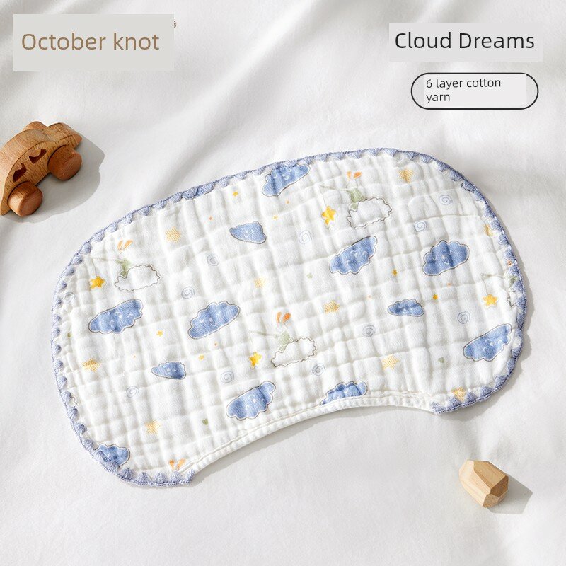 Cloud Dream 6-слойная дышащая хлопковая марля подушка для отдыха, 1 шт