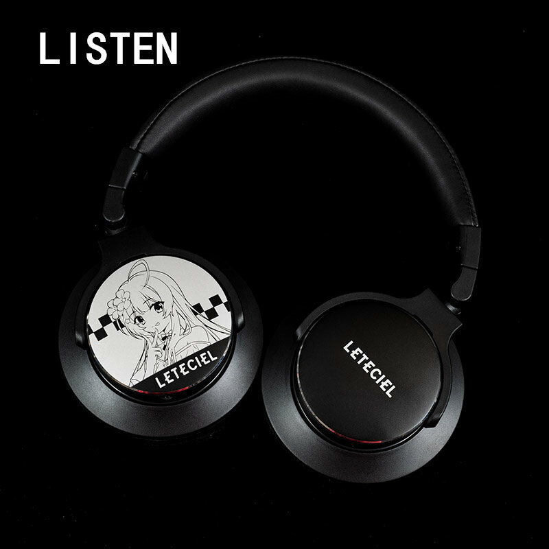 Наушники Leteciel LISTEN Black White