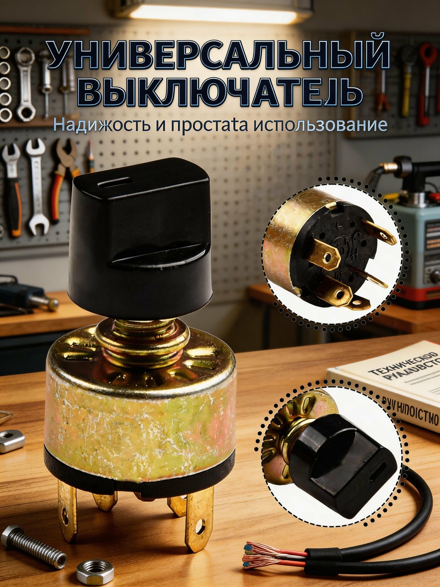 Переключатель кондиционера автомобиля, роторный 3-позиционный регулятор скорости для автоматического вентилятора 4 положения, металл золотой 10A 24VDC 6A 120VAC