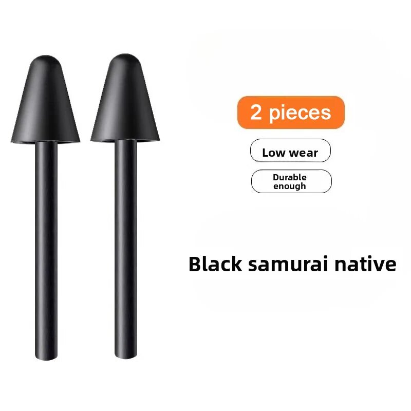 2 шт. Сменные наконечники для стилуса Black samurai native