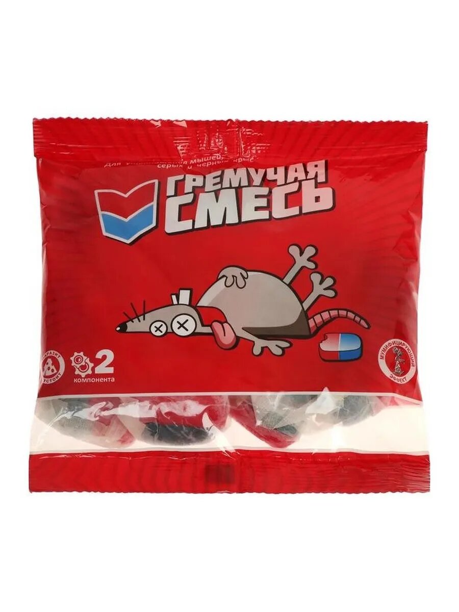 Эффективная приманка для грызунов в пакете
