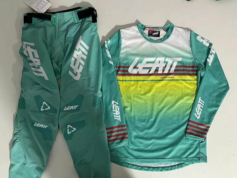 Новый 2023 LEAT 5.5 гоночный костюм мотокросс Джерси и штаны MX ATV Dirt Bike Gear Set мотоциклетная одежда mtb enduro