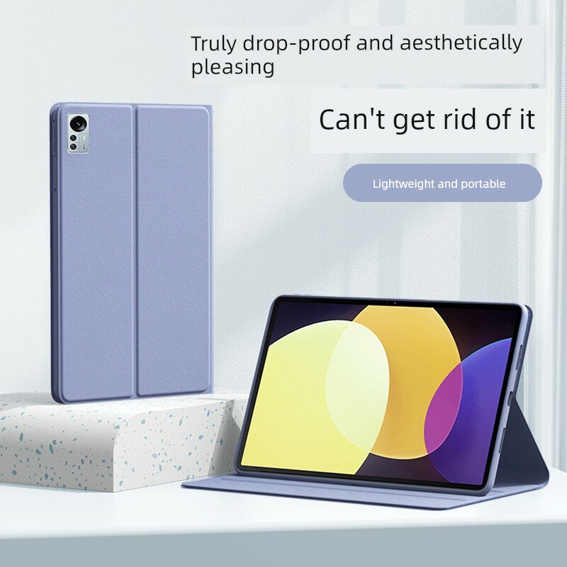 Полный защитный книжный чехол для планшета Mi Pad 6 Max - Фиолетовый