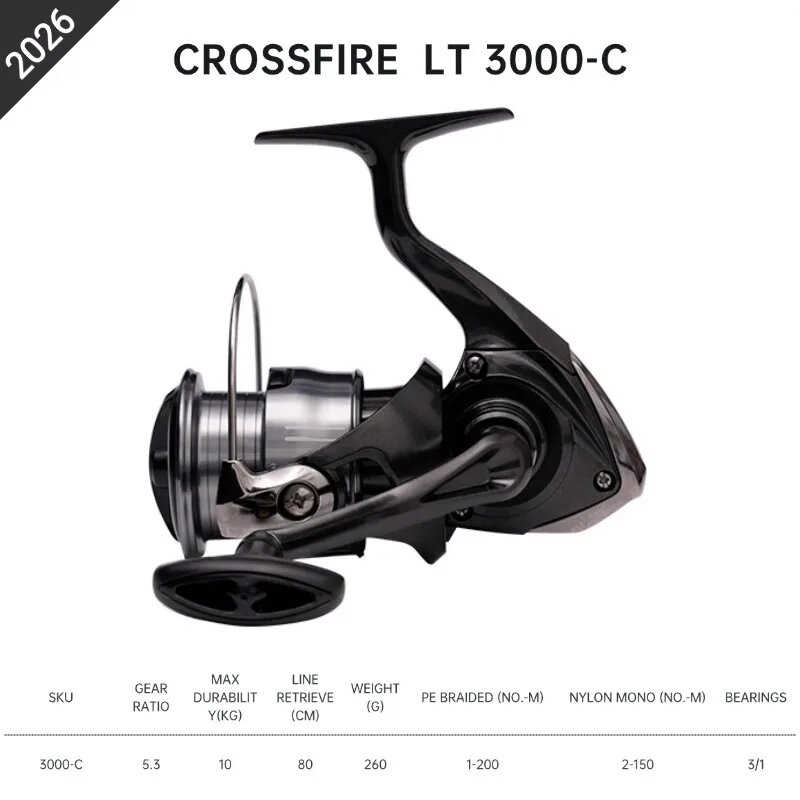DAIWA CROSSFIRE LT 3000-C Спиннинговая катушка