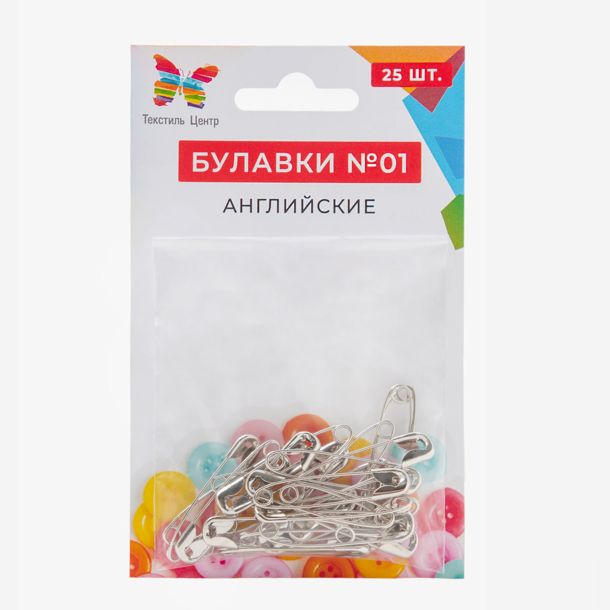 Набор булавок Текстиль Центр N01, 32мм, 25шт