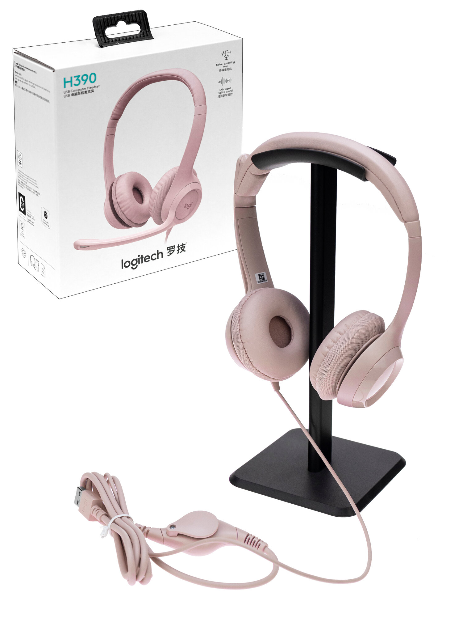 Проводные наушники Logitech Stereo Headset H390