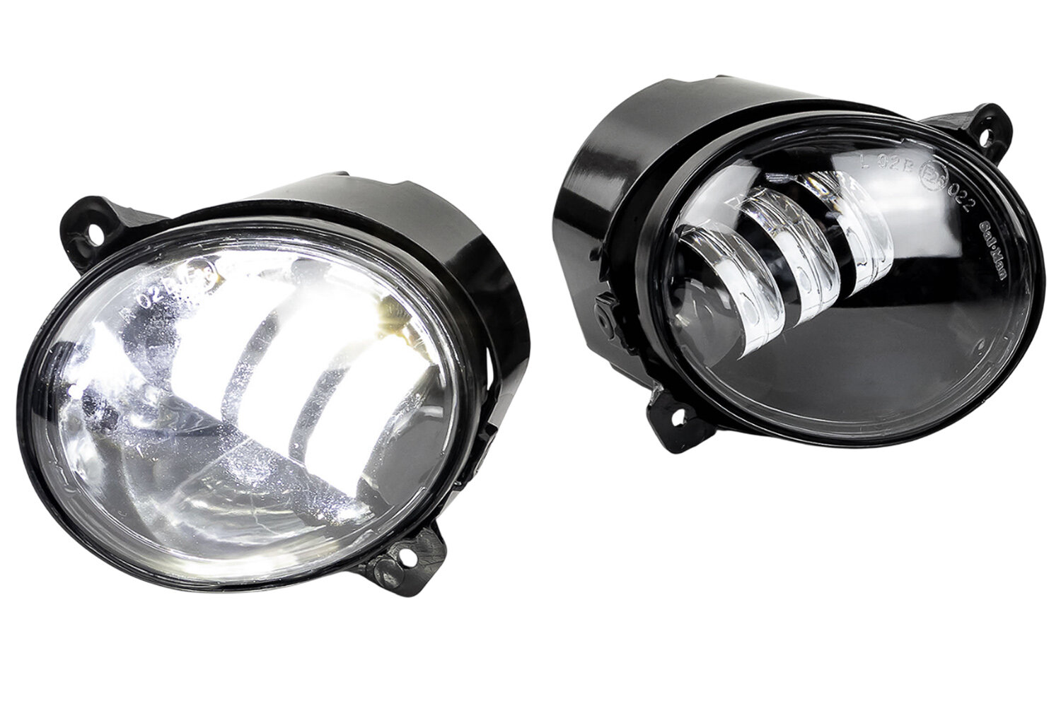 Диодные ПТФ Sal-Man 50W для Лада Калина, Калина 2, Гранта, Ларгус, Датсун до 2019 г. в, УАЗ Патриот