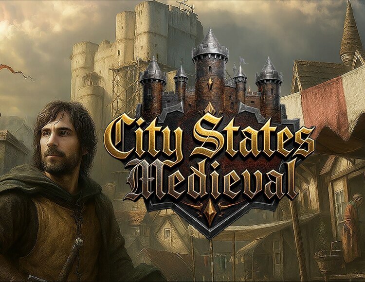 Игра City States: Medieval, ключ активации Steam, PC, на английском, 16+, цифровая версия