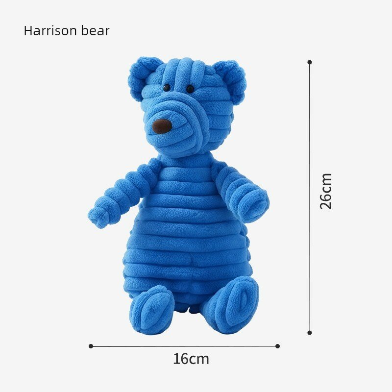 Harrison Bear Плюшевая Звуковая Долгоиграющая Игрушка для Маленьких Щенков - Удобная, Безопасная и Забавная Игрушка для