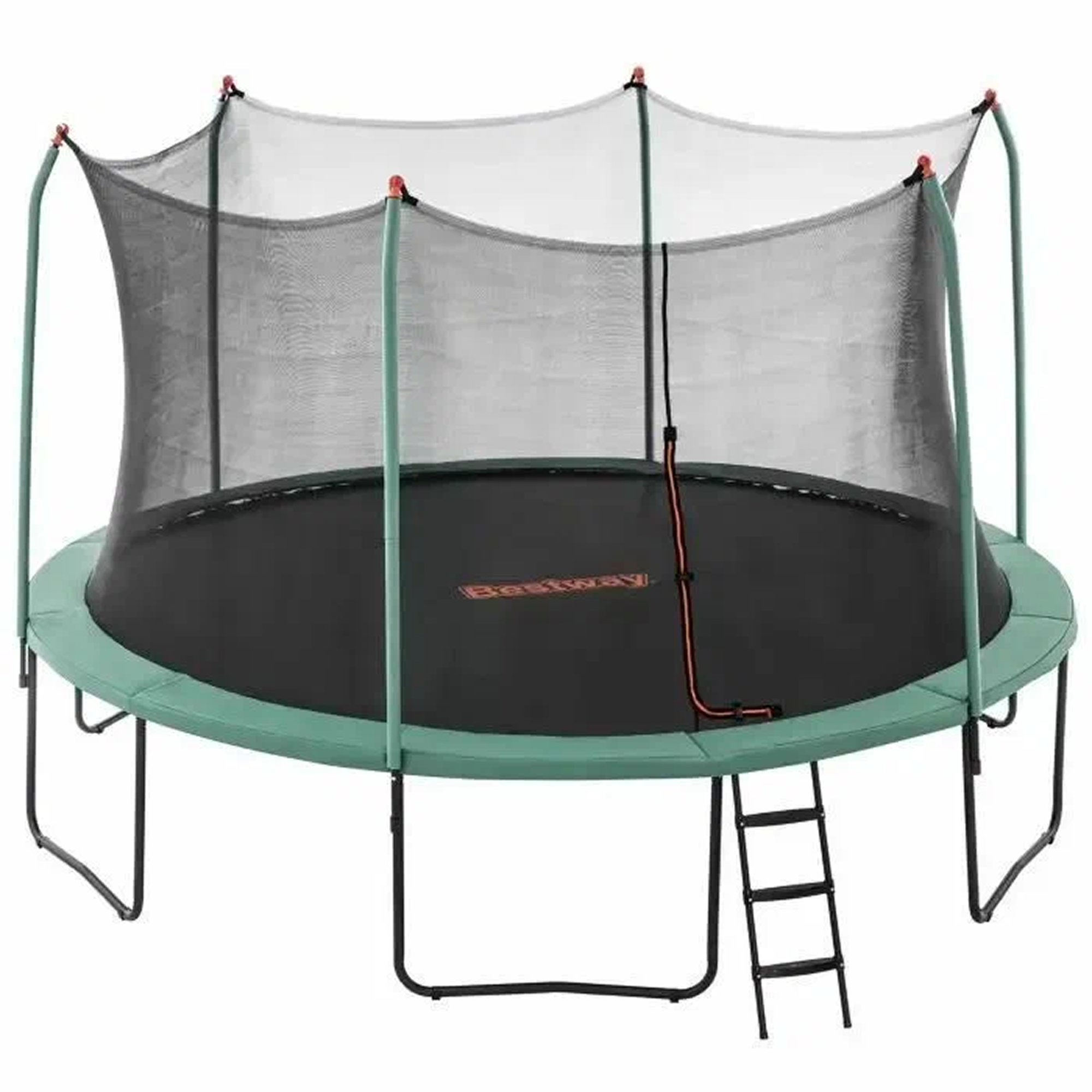 Батут с защитной сеткой 427х286см Bestway 59105 "Xtreme Air Trampoline", лестница, до 113кг, от 6 лет