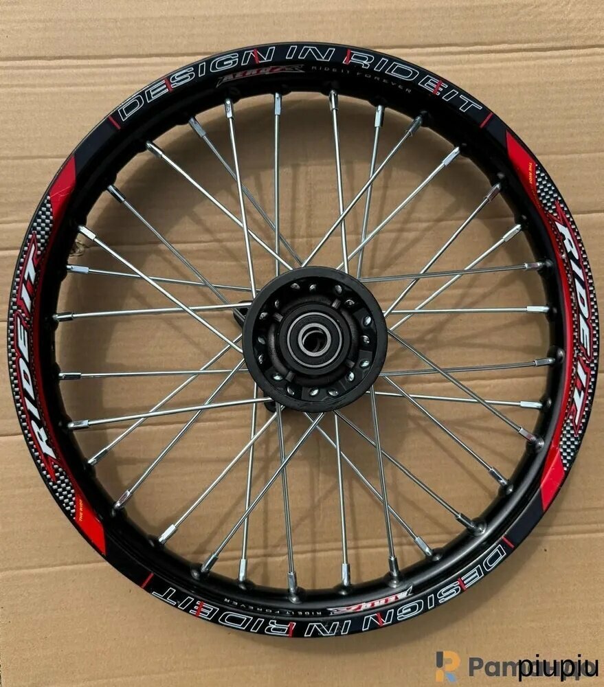 Обод кросс 14" (1,4-R14 d15mm) алюминий, передний