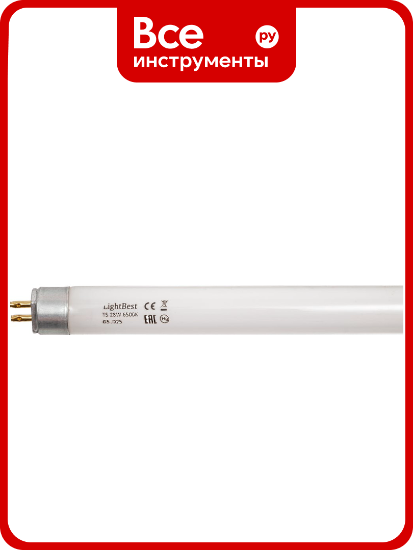Лампа люминесцентная LightBest LBL T5 28W 6500K G5 701071047