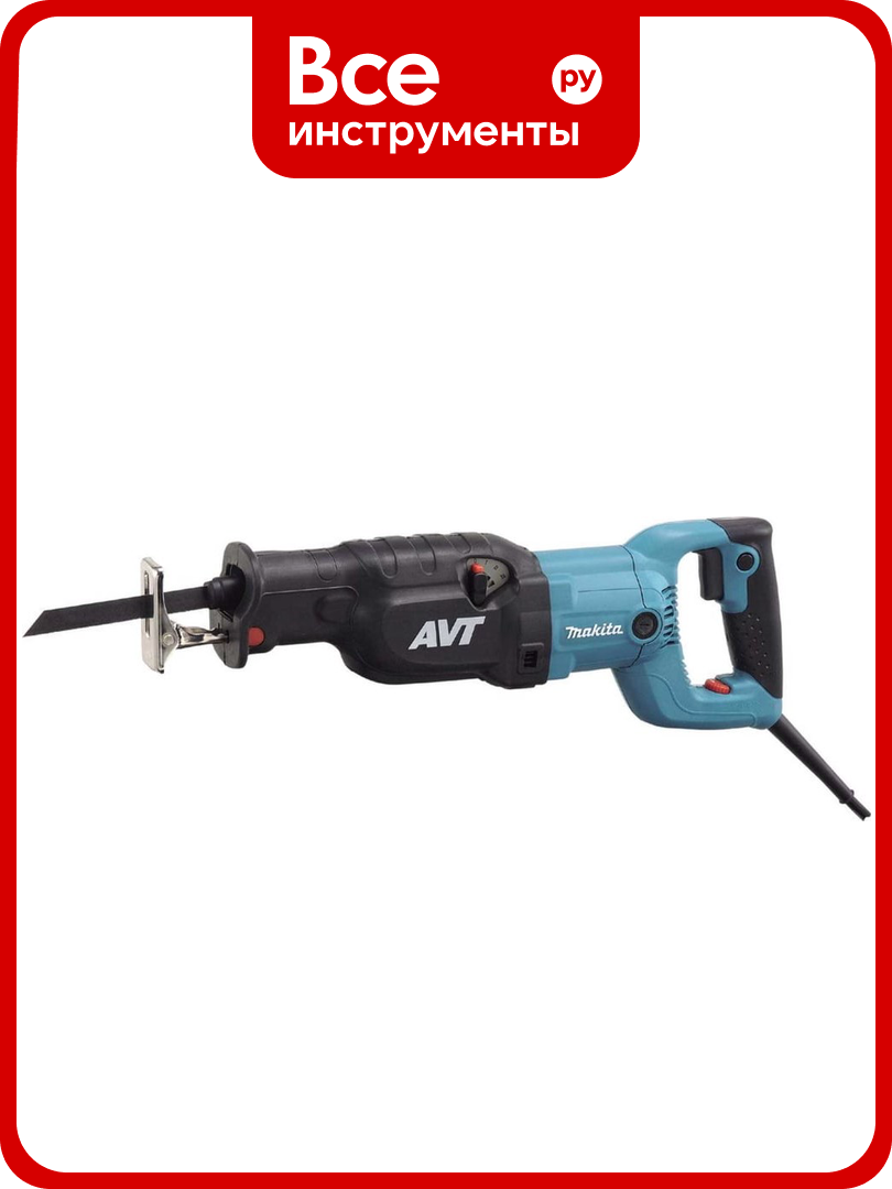 Сабельная пила Makita JR 3070 CT, Мощный, с плавным пуском и бесключевой заменой оснастки, профессионального класса