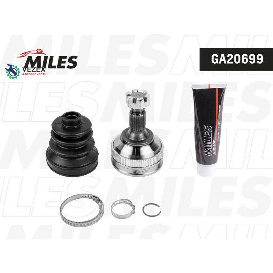 MILES GA20699 ШРУС наружный CITROEN BX (XB-_) 19 D [162 (XUD9), D9A (XUD9) , PEUGEOT 405 I (15B) (GSP 810005) GA20699