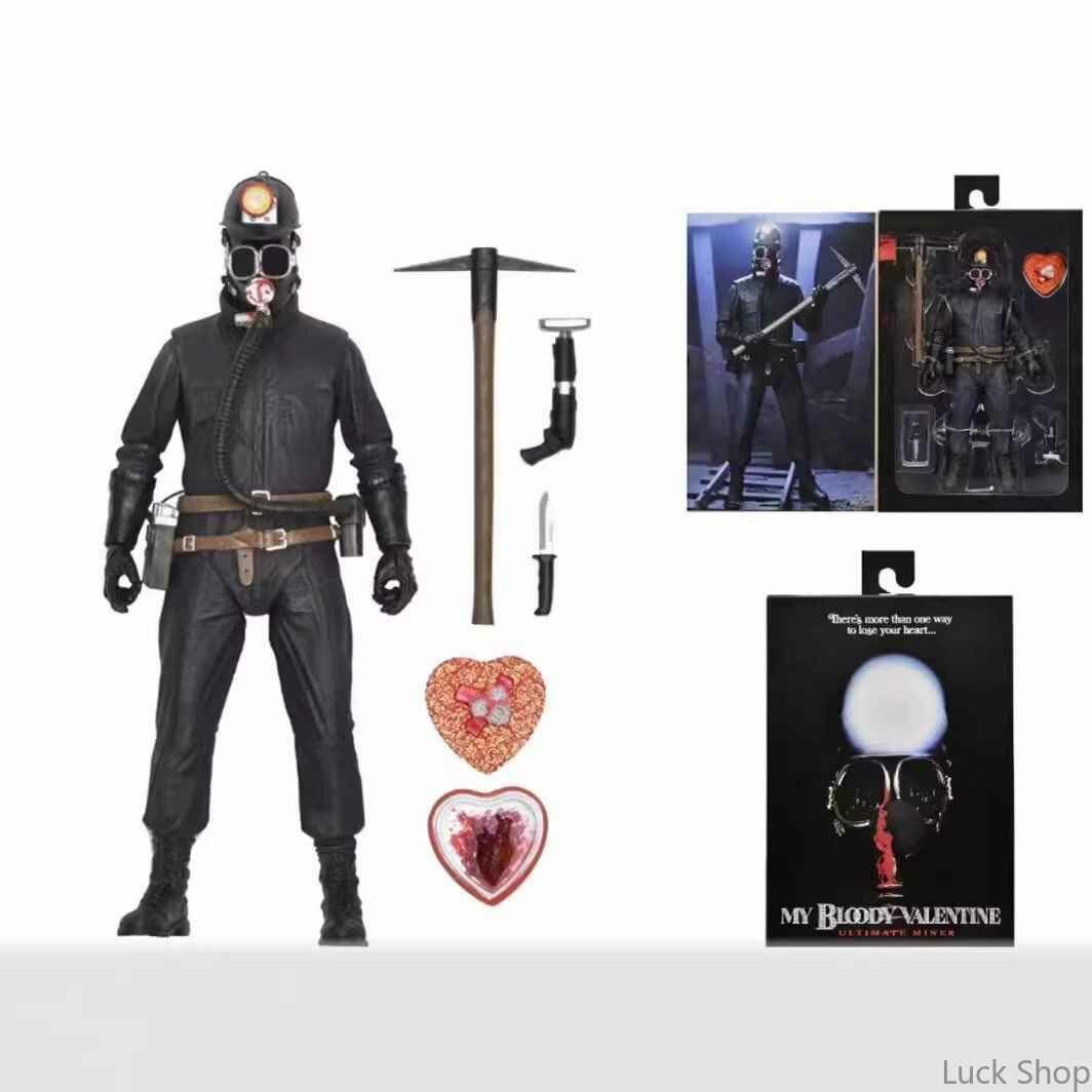 Аниме фигурки NECA Кровавый день Святого Валентина-7-дюймовая подвижная модель шахтера