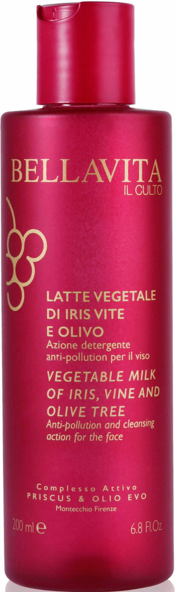 BELLAVITA IL CULTO Молочко для умывания с драгоценной виноградной лозой Vegetable Milk 177ml