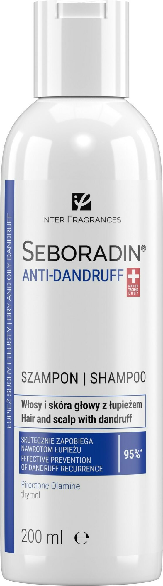 SEBORADIN Шампунь Seboradin против перхоти 200 мл Seboradin Anti-Dandruff Shampoo 200 4*15ml