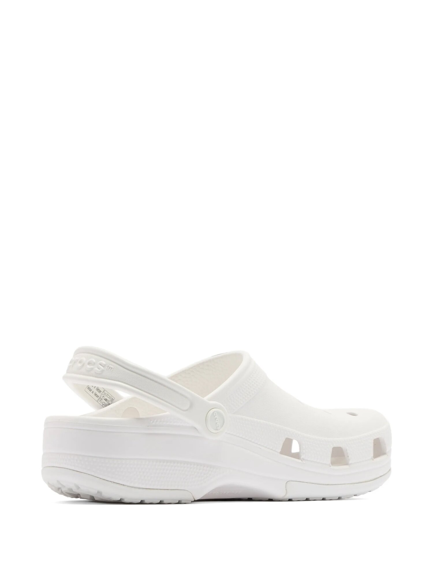 Мюли Crocs Perforated slingback mules, размер 4 UK, бежевый/белый — фото 1