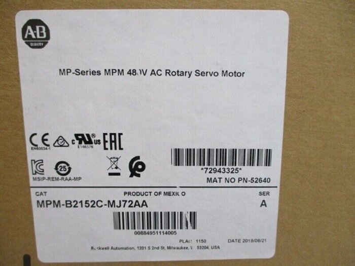 Модуль Allen-Bradley MPM-B2152C-MJ72AA