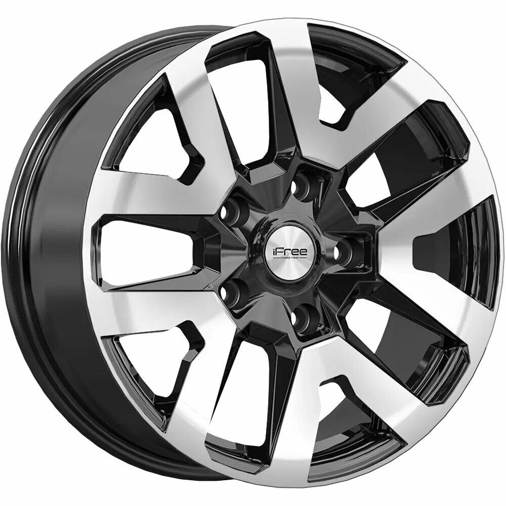 Колесный диск I-free Original Трикстер (KC1170) 7x17 5*139.7 ET40 D98 Алмаз чёрный