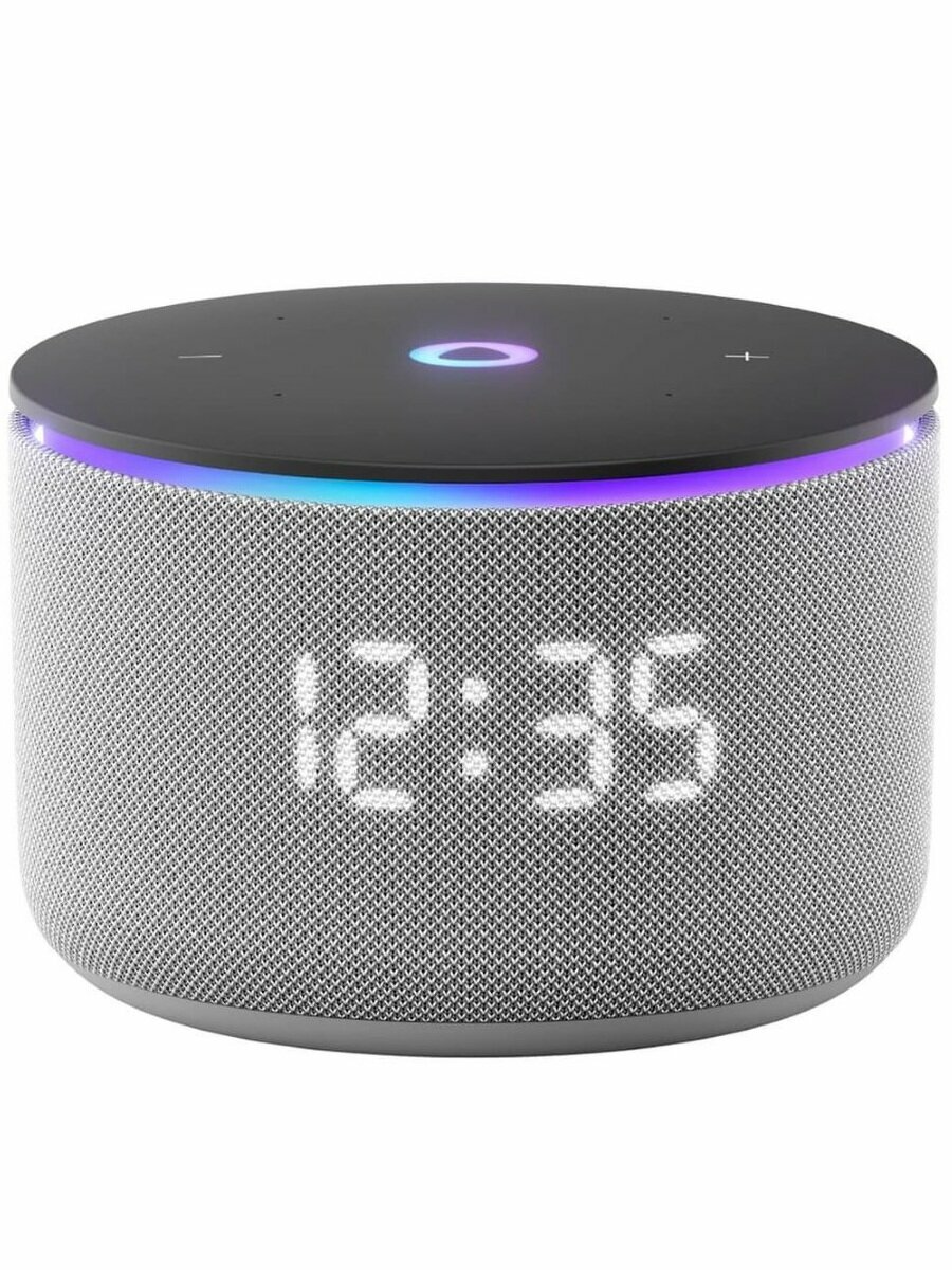 Колонка Яндекс Станция Мини 3 Про YNDX-00059GRY с Алисой, Zigbee, 18 Вт, серый