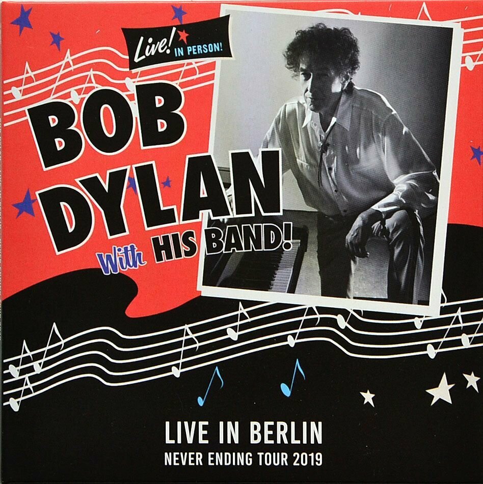 BOB DYLAN Live In Berlin 2019 NEVER ENDING TOUR 2CD set (компакт диск)