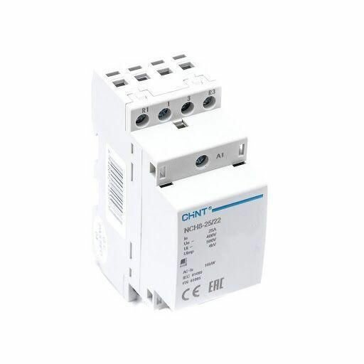 Контактор модульный nch8-25/22 25а 2нз+2но ac220/230в, 50гц, r